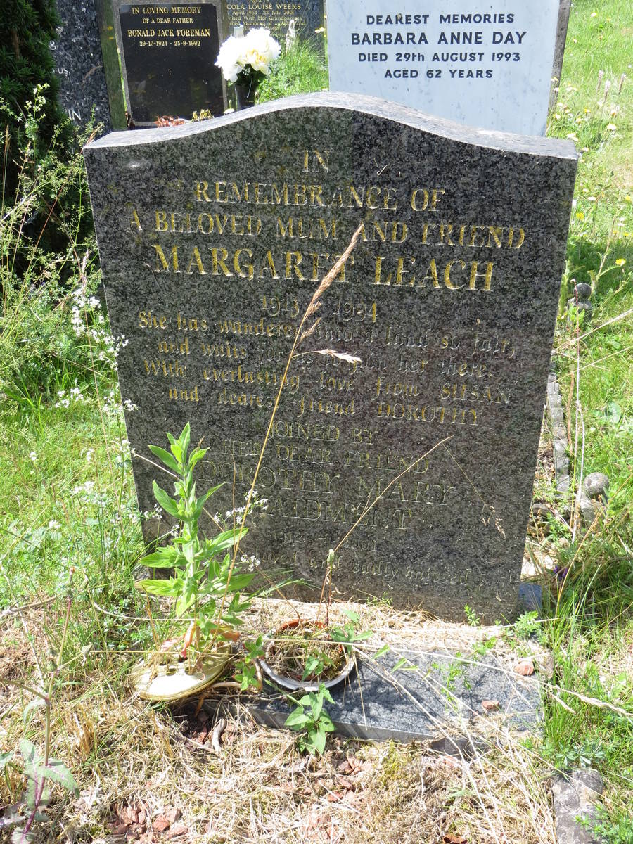 Margaret Elizabeth Leach | Bath Record Office